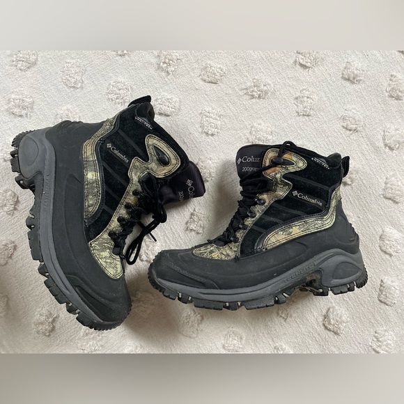 Columbia | Shoes | Columbia Mens Bugaboots Camouflage Black Onmnitech ...